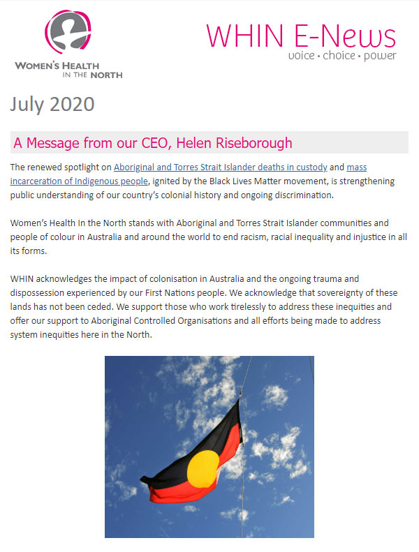 Women's Health In the North | Home